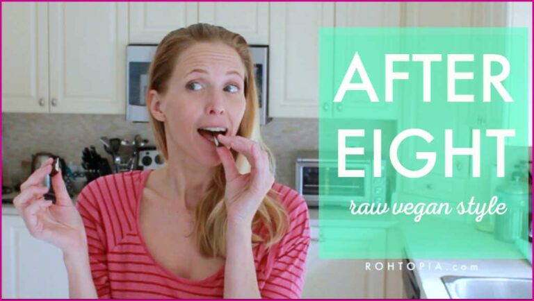Recipe: vegan After Eight Peppermint Patties | ROHTOPIA ...