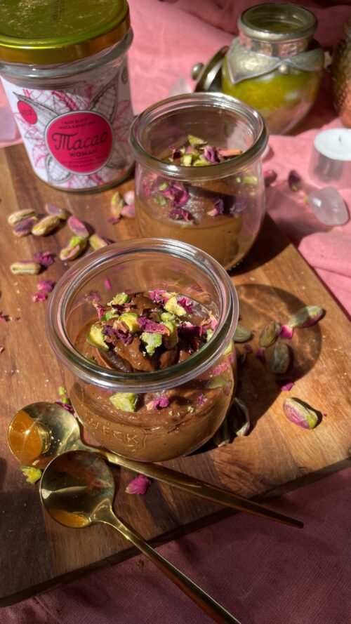 Recipe: Rose Chocolate Mousse | ROHTOPIA Holistic Wellbeing